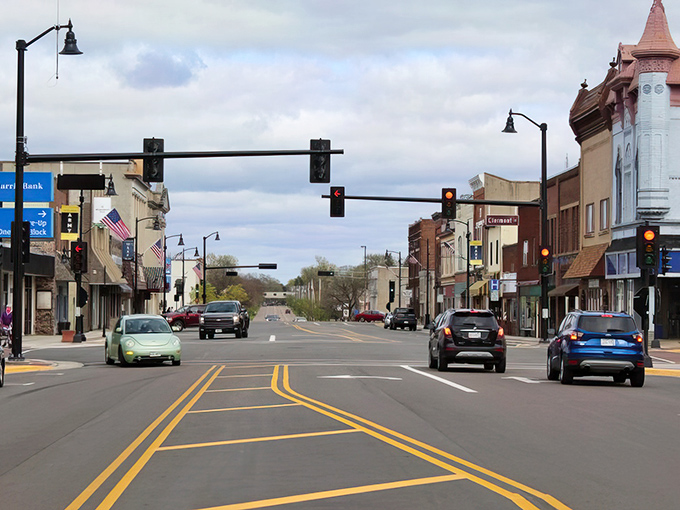 Historic downtown Antigo offers the kind of unhurried pace where traffic lights feel more like suggestions.