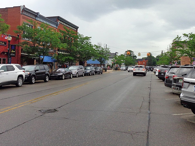 Boyne City's main street looks like a movie set where locals still know the mailman by name and nobody's in a rush. 