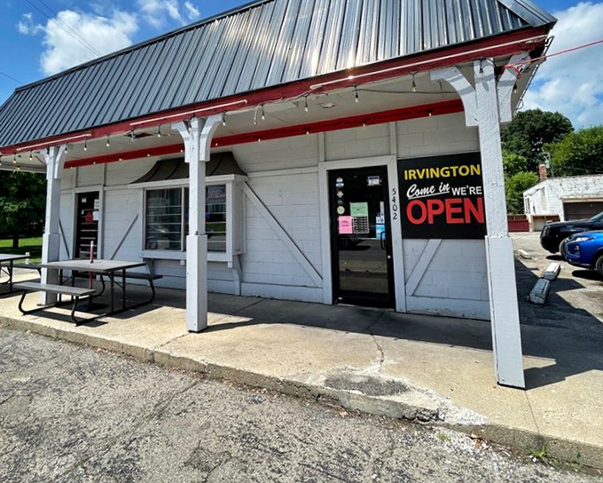 The simple white building of Chicago Beef & Dog Company - where flavor trumps fancy every time.