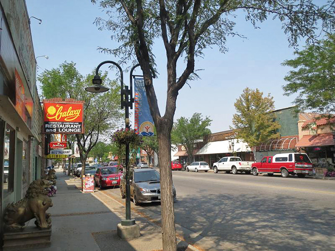 Downtown streets lined with local shops prove you don't need big-city prices to enjoy authentic Western character and community.