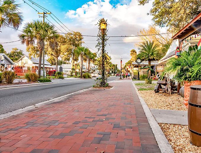 Brick pathways and tropical charm! Crystal River's walkable streets invite you to slow down and remember what vacations felt like before smartphones.