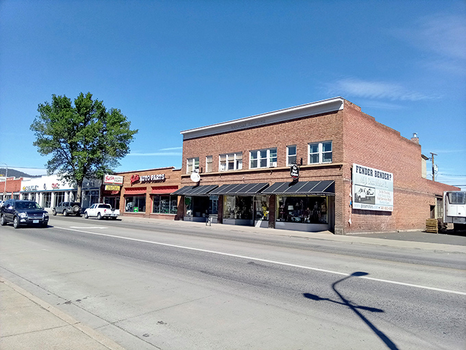 Blue Mountain gateway town where railroad history meets college energy in perfect small-town harmony.