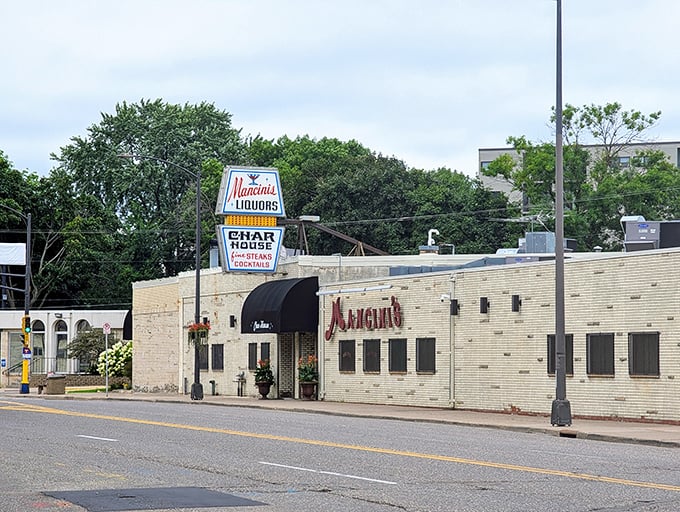 That classic white brick exterior houses a St. Paul institution where your parents probably celebrated something special &ndash; with excellent steaks, of course.