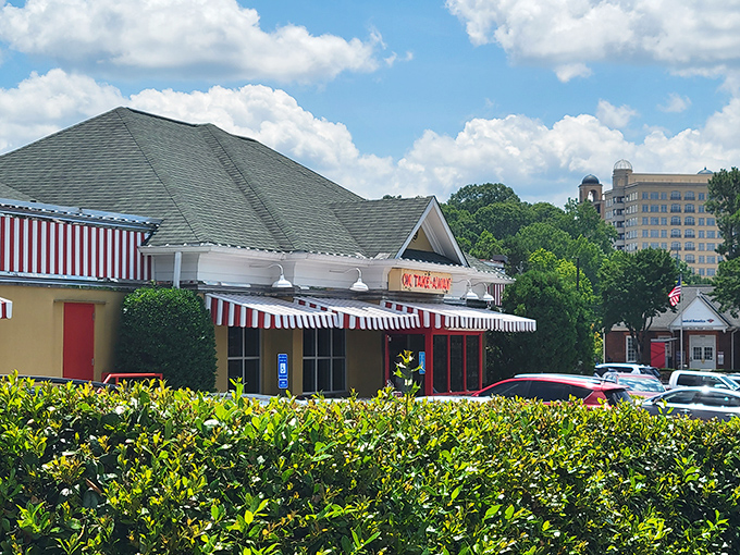 Those red-and-white awnings aren't just for show&mdash;they're signaling that Southern comfort food has found its perfect home.