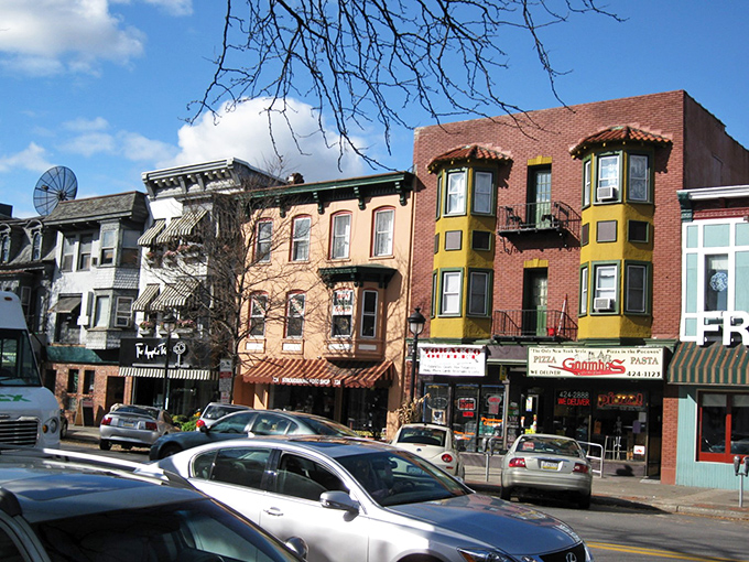 The streets of Stroudsburg climb gently toward tree-covered hills, offering affordable living with a side of natural beauty.
