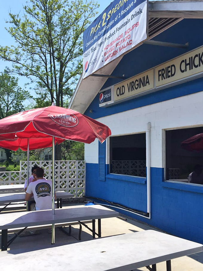 Those picnic tables aren't just furniture &ndash; they're Wayside's way of saying "get comfortable, you'll be here awhile."