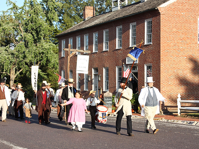 History steps off the page as costumed interpreters bring 1850s electioneering to life. Politics hasn't changed much&mdash;just the outfits.
