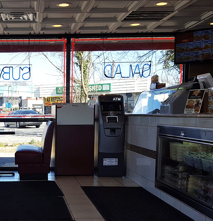 Even the practical elements like the ATM fit seamlessly into the Legends experience&mdash;because nothing should stand between you and your chicken.