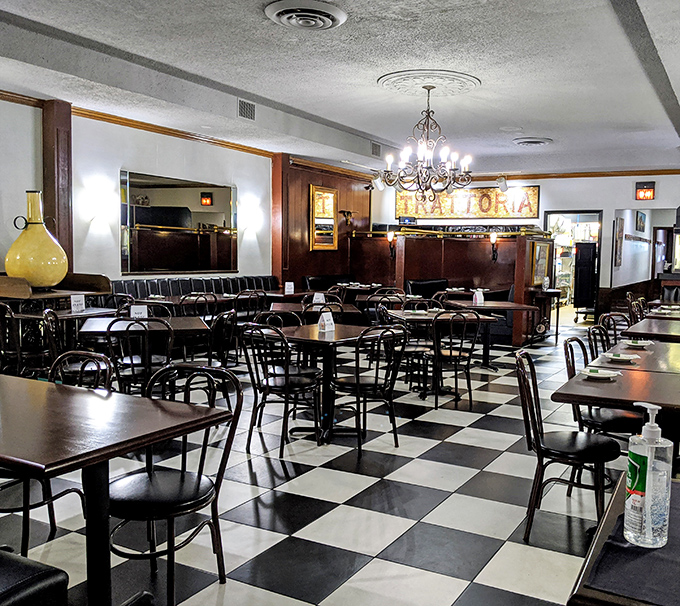 Another dining room view showcases the classic Italian restaurant charm that makes you feel like you've stepped into a scene from "The Godfather" &ndash; minus the drama.