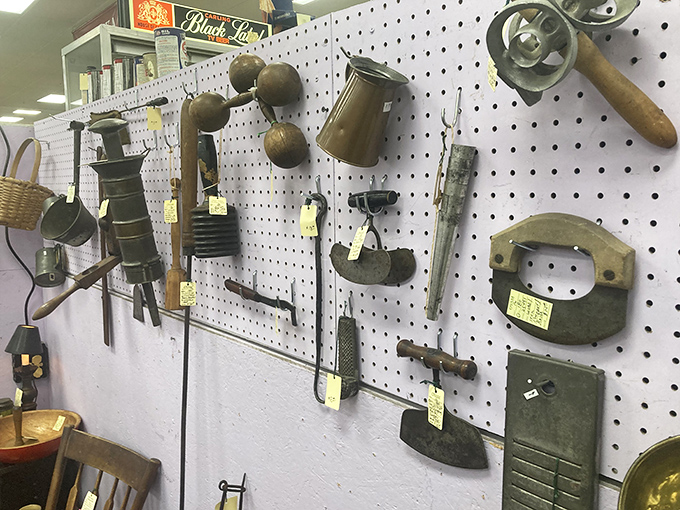 Tools with history hanging like strange fruit&mdash;each with a purpose so specific that half of them remain delightfully mysterious.
