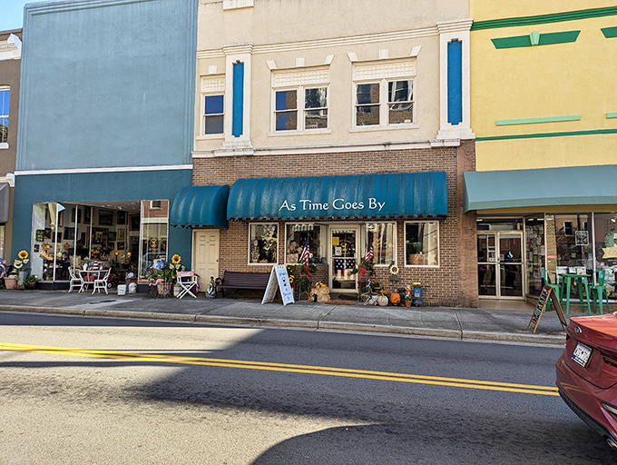 "As Time Goes By" antiques beckons with treasures your grandmother would've coveted and you secretly do too.