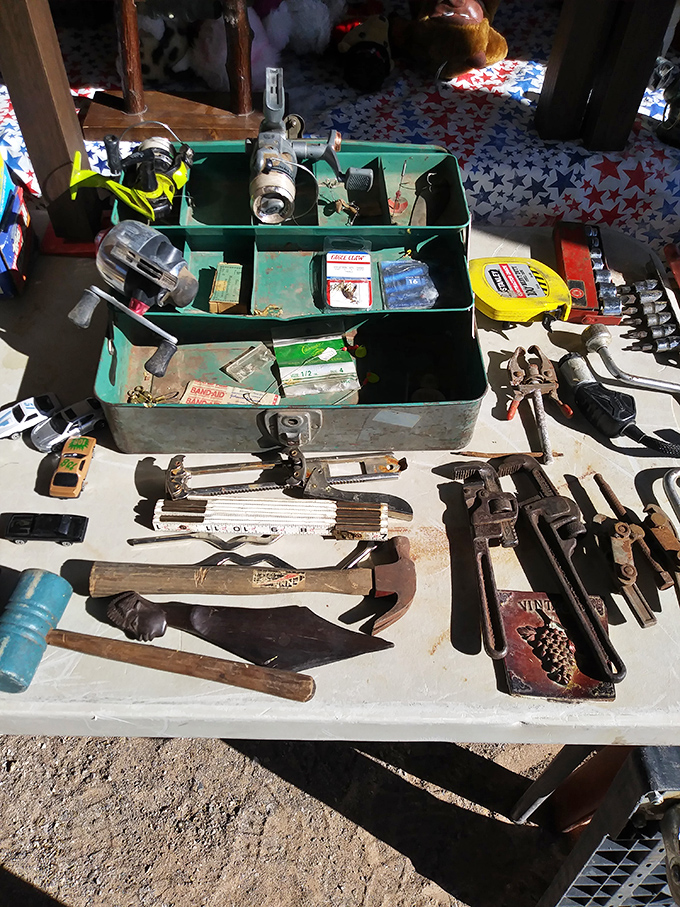 Tools with stories etched into their worn handles&mdash;each hammer, wrench and saw a veteran of projects both finished and abandoned.