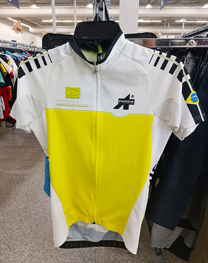 A Brazilian cycling jersey that's traveled far from home. Imagine the stories it could tell&mdash;or the ones you'll create wearing it.