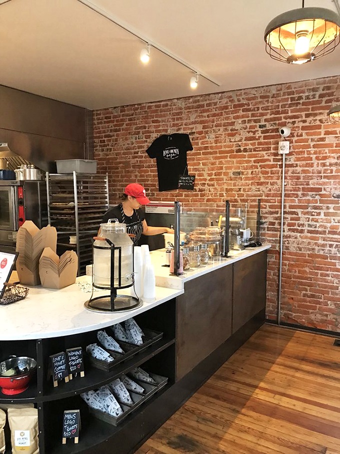 The counter service setup keeps things casual and focused on what matters&mdash;getting that perfectly fried chicken from kitchen to mouth in record time.