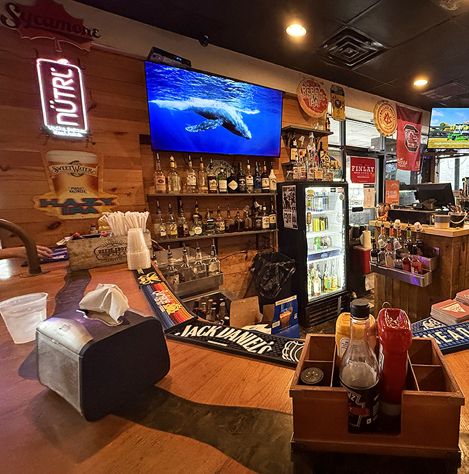 Behind this unassuming host station lies a world of burger possibilities that would make even the most dedicated vegetarian question their life choices.