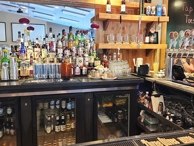 The spirits selection behind the bar suggests Robin Hood's merry men weren't just into stealing from the rich&mdash;they enjoyed a good cocktail too.