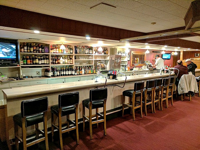 The bar at Wiederholt's &ndash; where Old Fashioneds are properly muddled and the bartender might actually remember your name. Cheers to that.