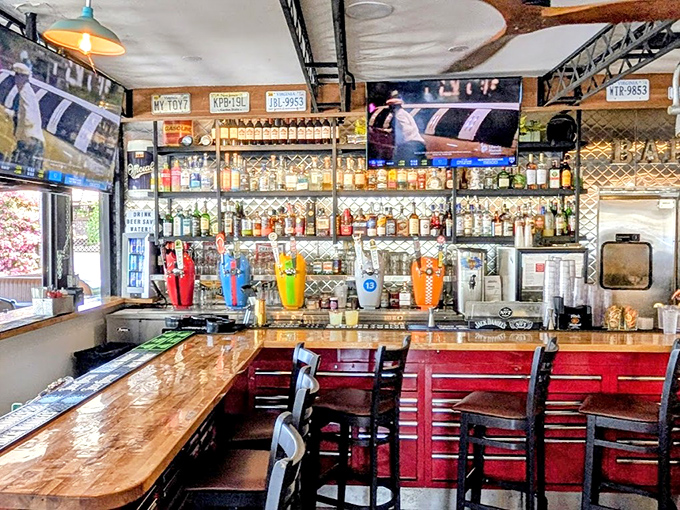 The bar where barbecue dreams and craft beer realities meet – with enough spirits to make even your vegetarian friends consider conversion.