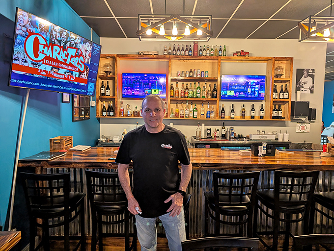 A bar that invites you to pull up a stool and stay awhile, where everybody might not know your name yet, but they soon will.