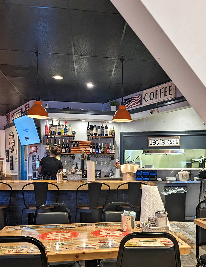 A bar that understands morning cocktails should include coffee, conversation, and comfort food. Pull up a stool and join the breakfast club.