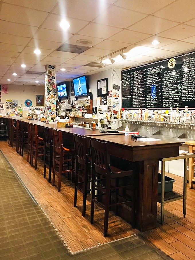 The bar's impressive tap selection suggests this place takes its beverages as seriously as its pho. A perfect pairing philosophy.