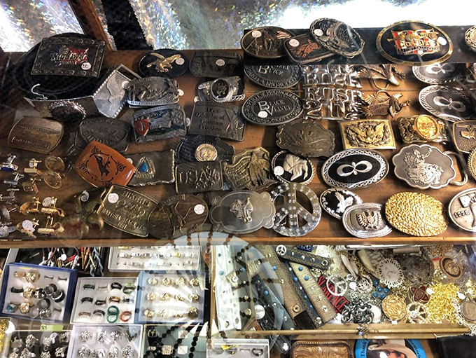 Belt buckles that make statements louder than words. From Western-inspired brass to intricate silver work&mdash;waistline jewelry at its finest.