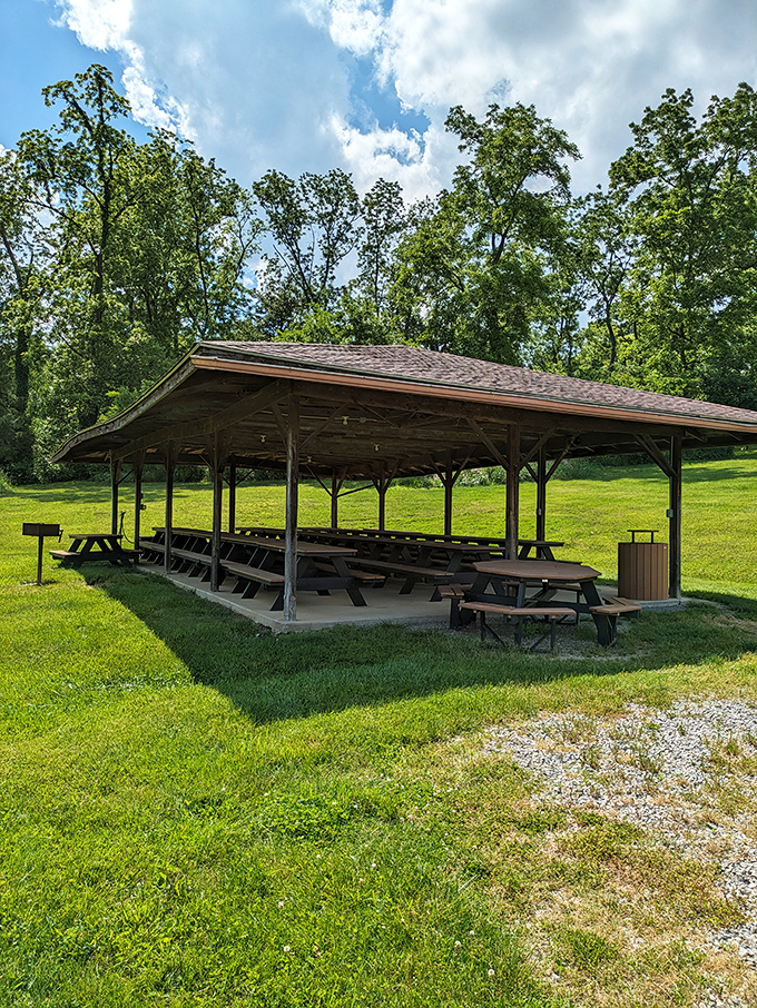Where families gather for softball games and potlucks that put food networks to shame.