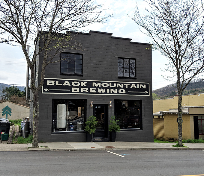 Black Mountain Brewing's minimalist exterior belies the complex flavors waiting inside. The kind of place that turns casual beer drinkers into insufferable craft enthusiasts.