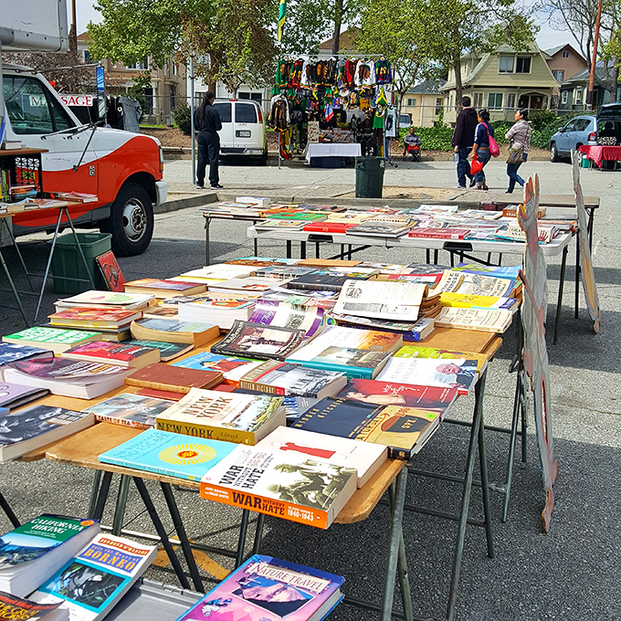 Literary treasure island where paperback adventures cost less than a cup of coffee. Bibliophiles, prepare to explain "just one more book" to your families.