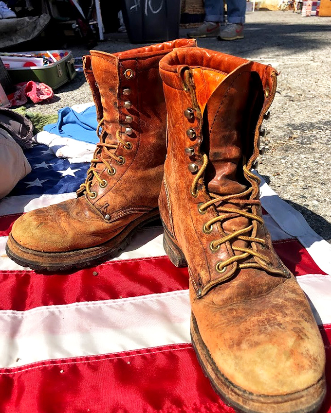 These well-loved leather boots have walked a thousand miles and are ready for a thousand more&mdash;with your stories added.