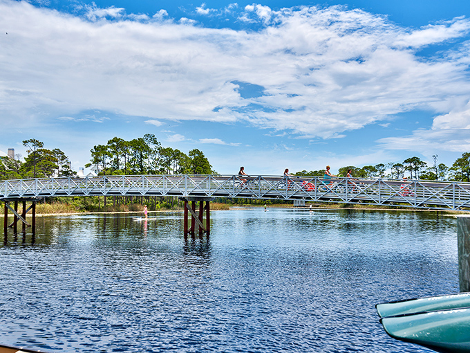 Even the footbridges here manage to look like they wandered out of a storybook illustration somehow.
