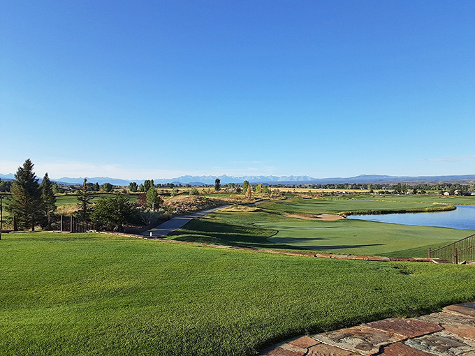 Golf with a view that's so distracting you'll blame the mountains for your scorecard. Bridges Golf & Country Club offers water hazards with mountain reflections.