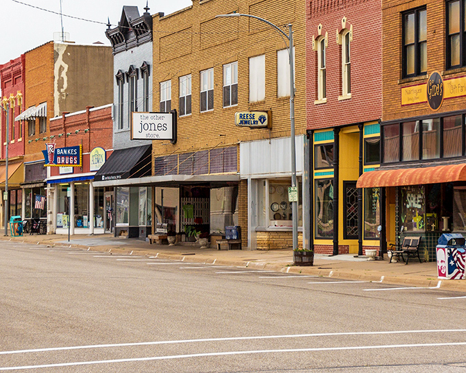 Broadway Street offers a parade of storefronts where shopkeepers know your name. The only traffic jam in sight is when two neighbors stop to chat mid-street.