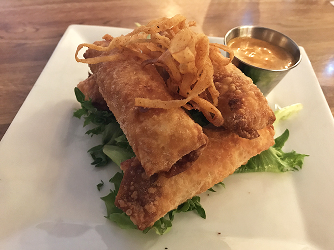 Buffalo chicken egg rolls prove that culinary fusion isn't just for fancy city restaurants. These crispy cylinders of joy make traditional wings jealous.