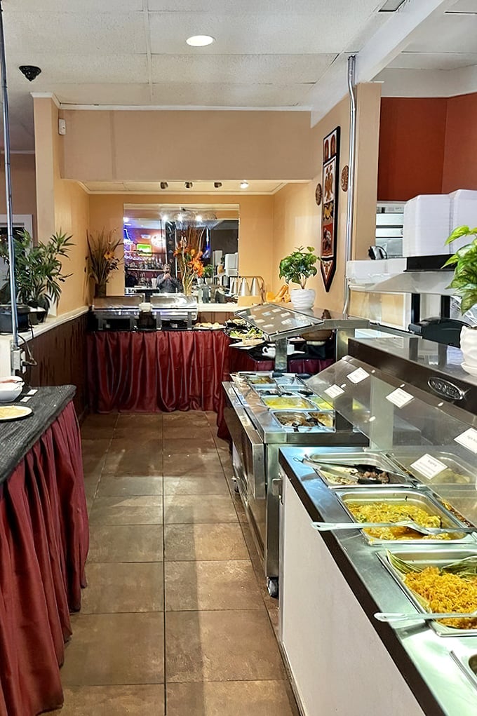 The buffet line&mdash;where decision paralysis meets the joy of not having to choose just one Sri Lankan specialty.