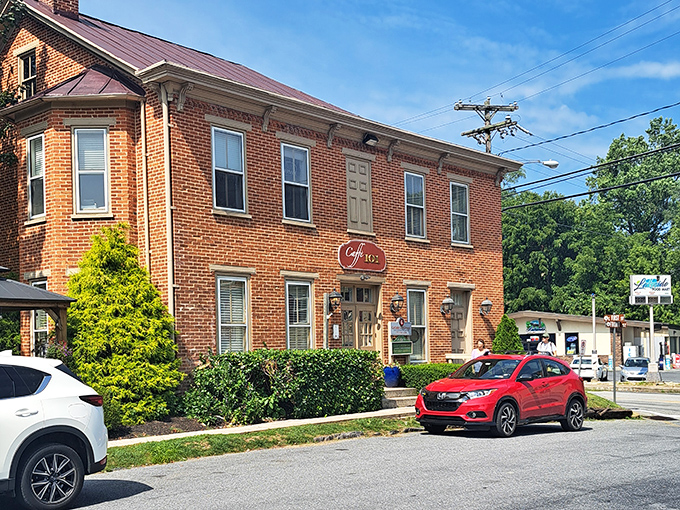 This cozy brick caf&eacute; looks like it serves the kind of coffee that makes Starbucks customers question their life choices.