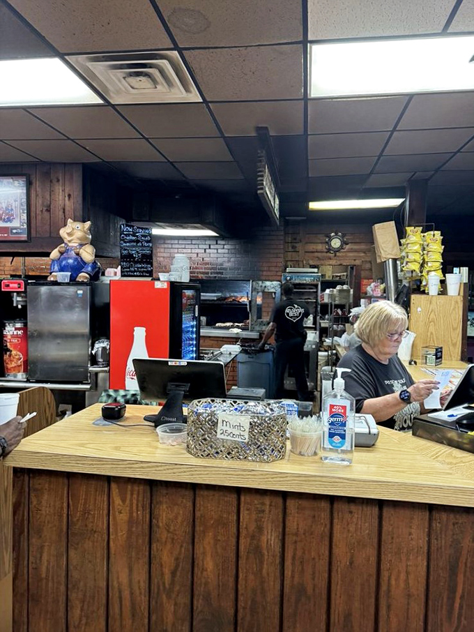 Behind every great restaurant is someone who knows your order before you say it. The cashier station&mdash;where Southern hospitality begins.