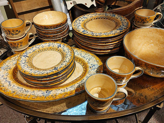 Dinnerware with the perfect backstory &ndash; elegant enough for company, casual enough that you'll actually use it instead of saving it "for good."