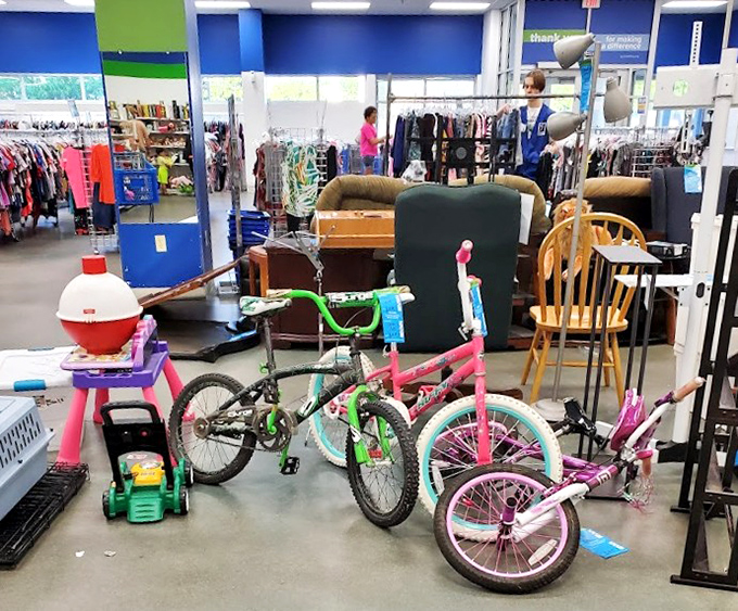 Childhood dreams on wheels! These colorful bikes aren't just transportation; they're vessels of adventure waiting for their next young captain.