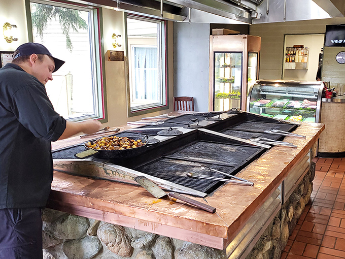 Where DIY meets dinner. This communal grill transforms customers into chefs and strangers into friends united by fire and meat.