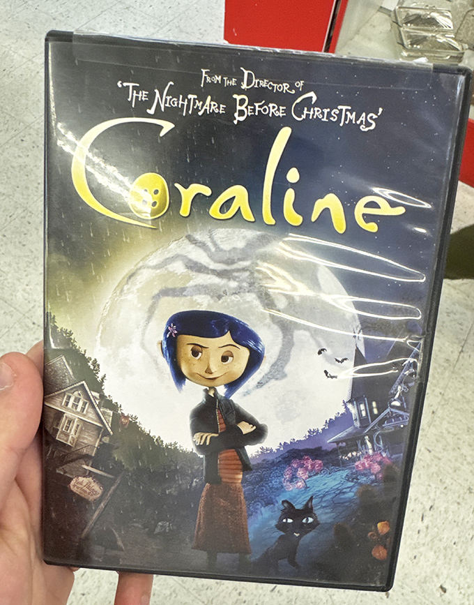 Movie night gold! This Coraline DVD proves you can build an impressive film collection without streaming subscription fatigue.