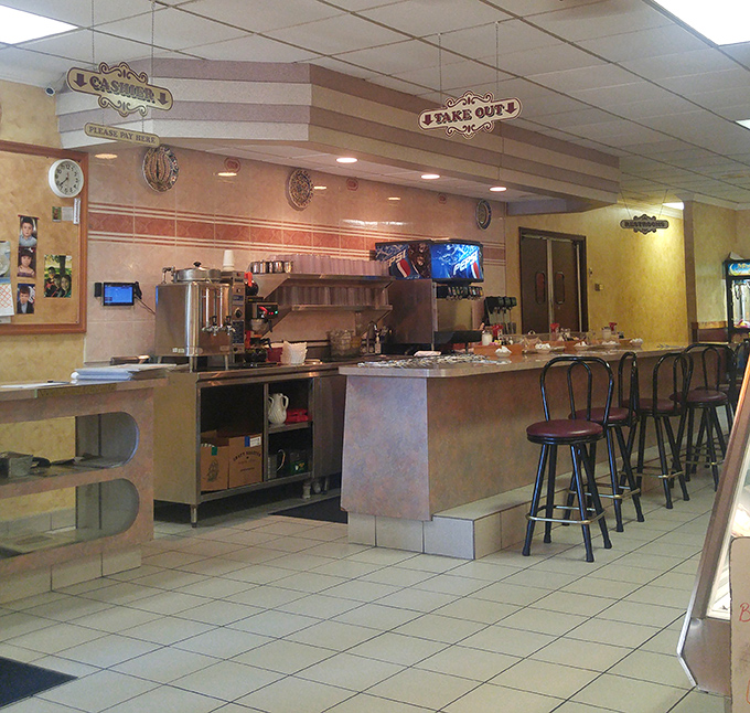 The counter offers front-row seats to breakfast theater, where eggs crack and dreams come to life.