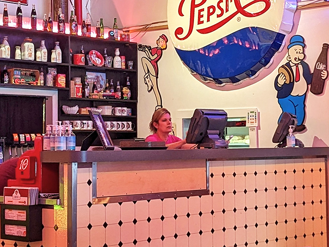 Behind this counter, magic happens with the flick of a spatula and the ring of a bell announcing your happiness is ready.