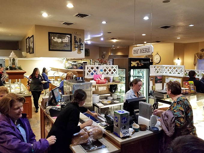 Where the magic happens: the counter where hungry patrons transform into satisfied customers. Cash only &ndash; old school in all the right ways.