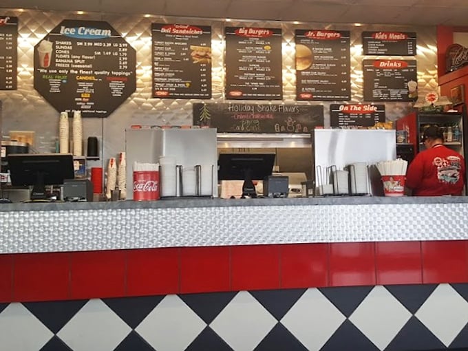 The counter where burger dreams come true, staffed by people who understand that fast food doesn't have to mean forgettable food.