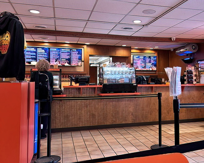 The ordering counter &ndash; where barbecue dreams begin and diet plans go to die, all with a smile from the folks who make it happen.