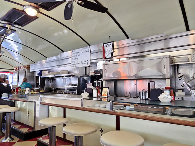 The counter&mdash;where solo diners find community, regulars hold court, and everyone gets a front-row seat to the sizzling show.