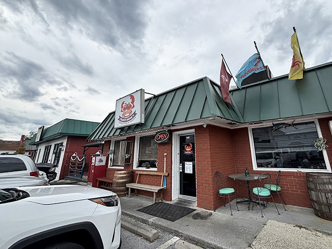 Crabby Maggie's might sound grumpy, but their seafood brings coastal delights to the landlocked Shenandoah Valley with maritime flair.