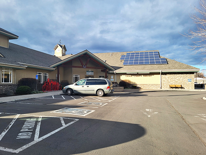 The Crook County Library proves that even in the digital age, nothing beats the smell of books and free air conditioning.