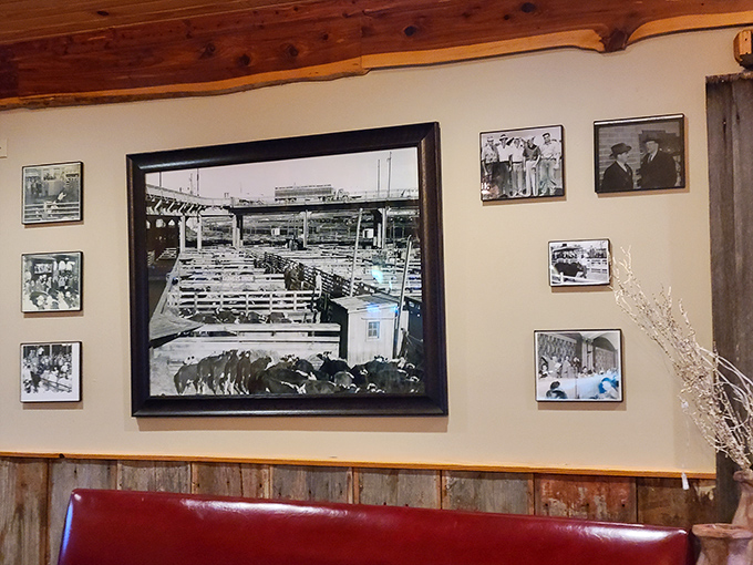 Hunting lodge aesthetics meet neighborhood bar vibes in decor that feels authentic rather than purchased from a catalog.